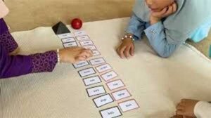 Verb Cards - International Montessori Job